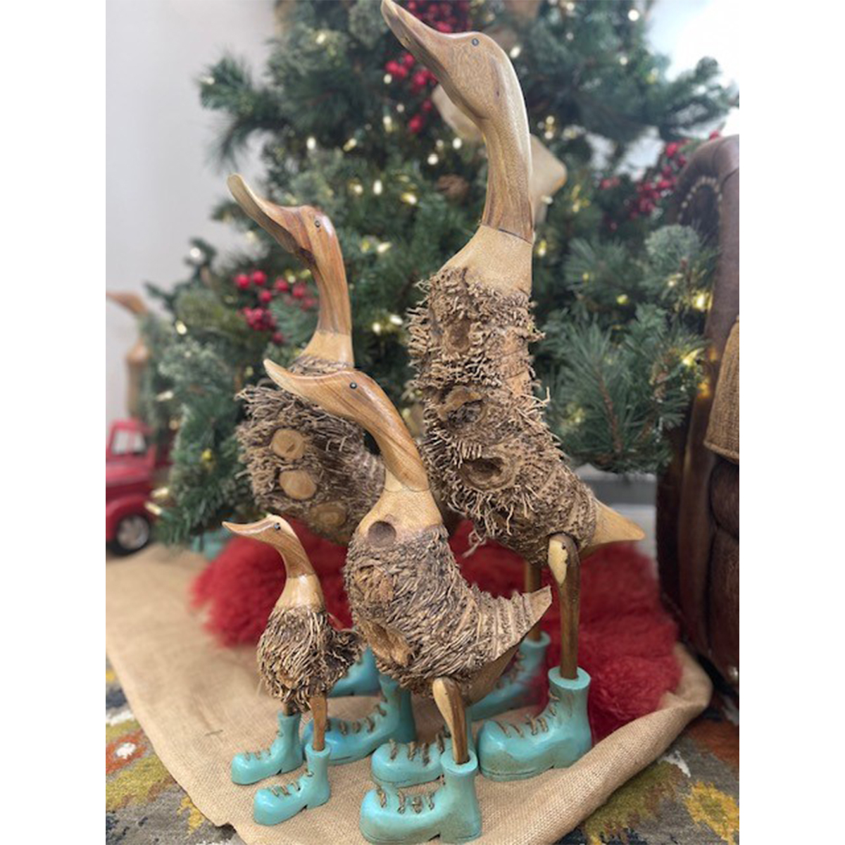 Natural Wooden Ducks - BSTrading